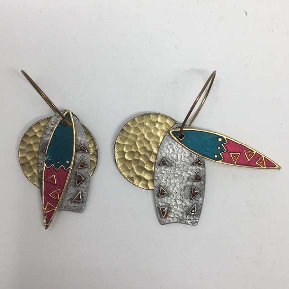 Edgar Berebi | Jewelry | Vintage Berebi Gold Silver Tone Earrings ...